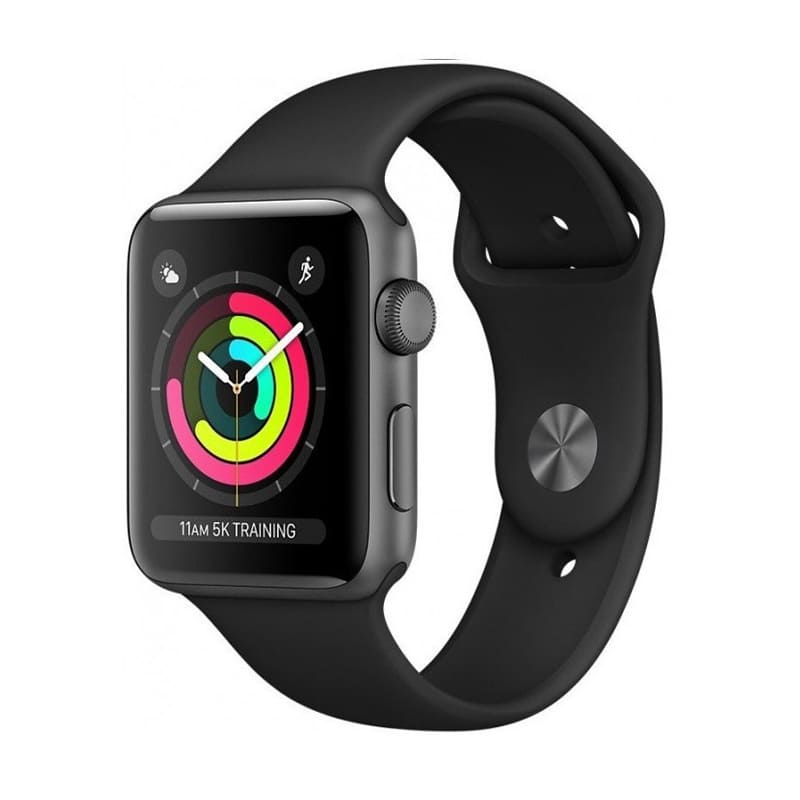 Apple Watch Series 3 42mm Space Gray Aluminum Black Sport (GPS)