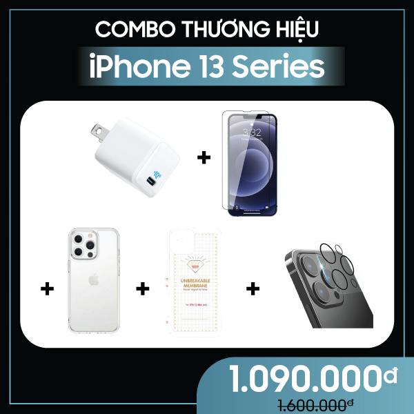 Combo phụ kiện thương hiệu iPhone 13 Series giá rẻ | Di Động Việt