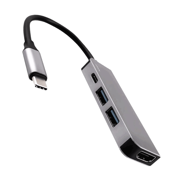 Cổng chuyển JCPAL Linx USB-C to HDMI ft Charging 4in1 Hub (Likenew)