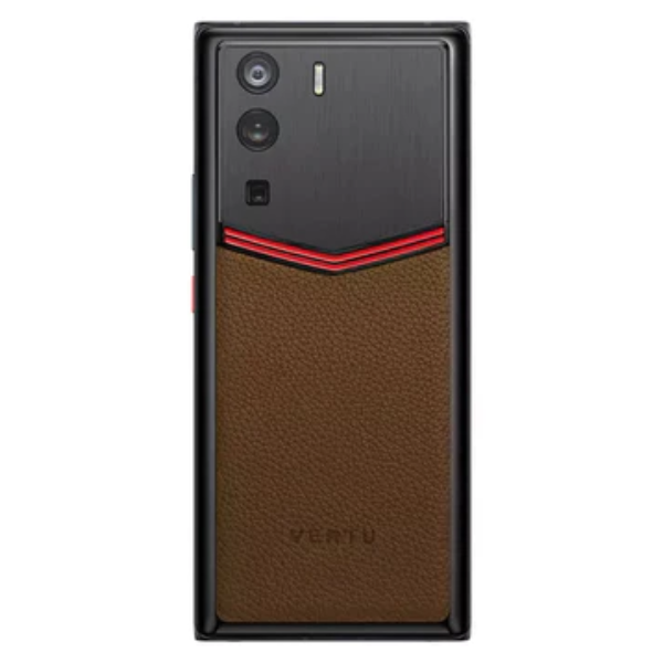 METAVERTU CURVE Enameled Calf Leather Brown Basic Chính Hãng
