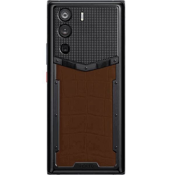 METAVERTU Curve Amber Brown Alligator Clous De Paris Pro