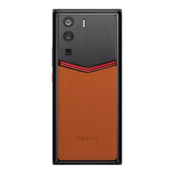 METAVERTU CURVE Enameled Calf Leather Orange Pro Chính Hãng