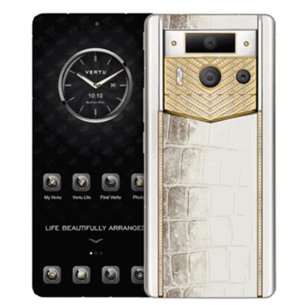 METAVERTU 2 MAX Customized Himalaya Alligator Leather White Chính Hãng